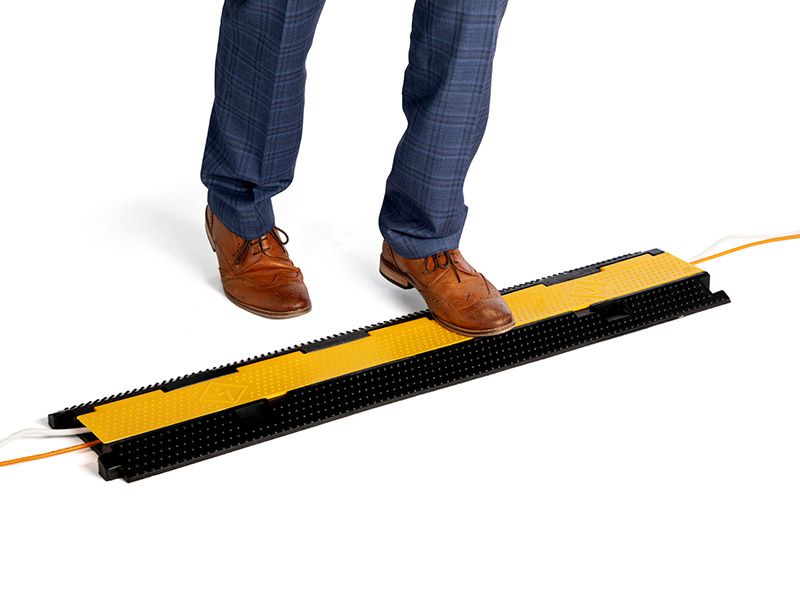 Outdoor Cable Protector Yellow & Black – The Sticky Stuff Store